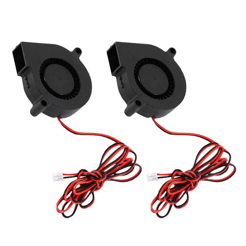 2 brushless DC12V 5015 3D cooling fan blower cooler - Walmart.com