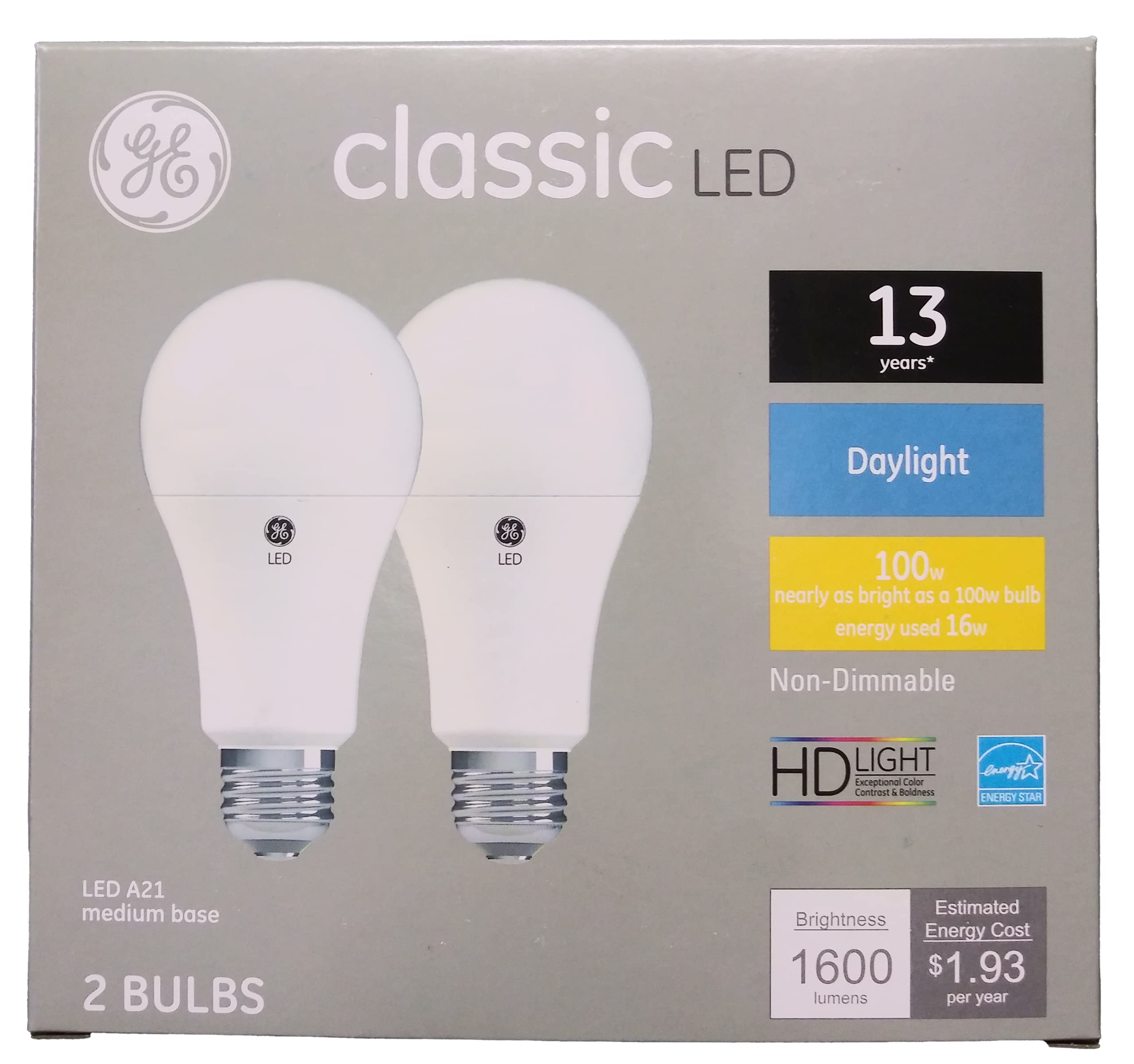 GE LED Basic 9W 650 Lumens Soft White BR30 Bulbs, 2 count - Walmart.com