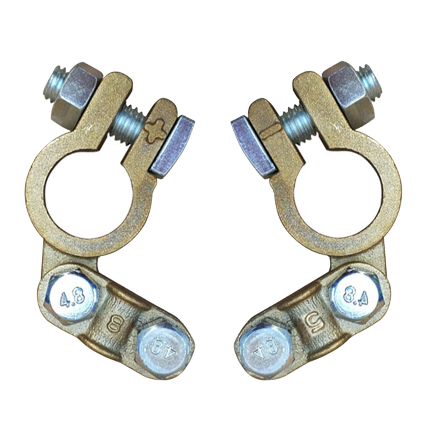 2 car Terminals Connectors Clamps M8 M6 Screw Connector Positive ...