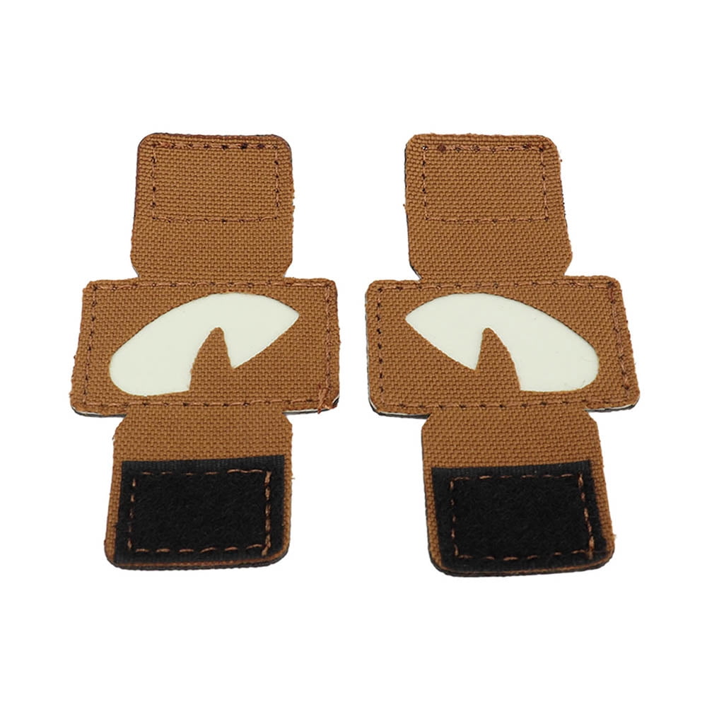 2 cat eye mask reflective carabiner design canvas glow-in-the-dark cat ...