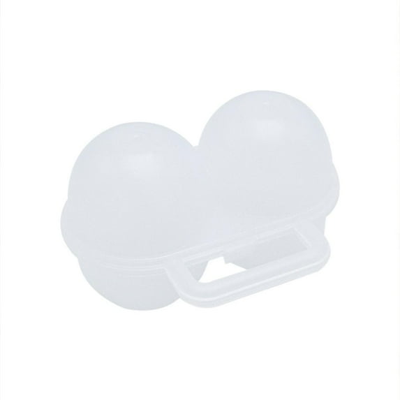 2-cell Outdoor Portable Egg Box Shockproof Plastic Egg Tray Shock ...