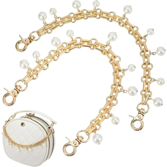 2 count Bag Chains for Handbags, 10.5 Inch Crossbody Bag Chains Purse ...