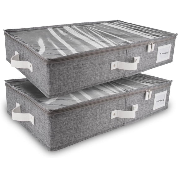 2 count Under Bed Storage Containers, Bedroom Under the Bed Drawer ...