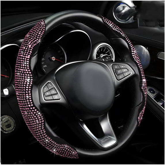 2 count Cover, Segmented Wheel Covers with Rhinestones, Non-Slip ...