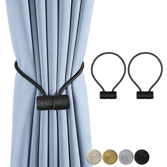 2 count Curtain Tiebacks, Window Curtain Tiebacks Decorative Rope ...