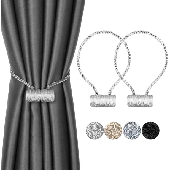 2 count Curtain Tiebacks, Window Curtain Tiebacks Decorative Rope ...