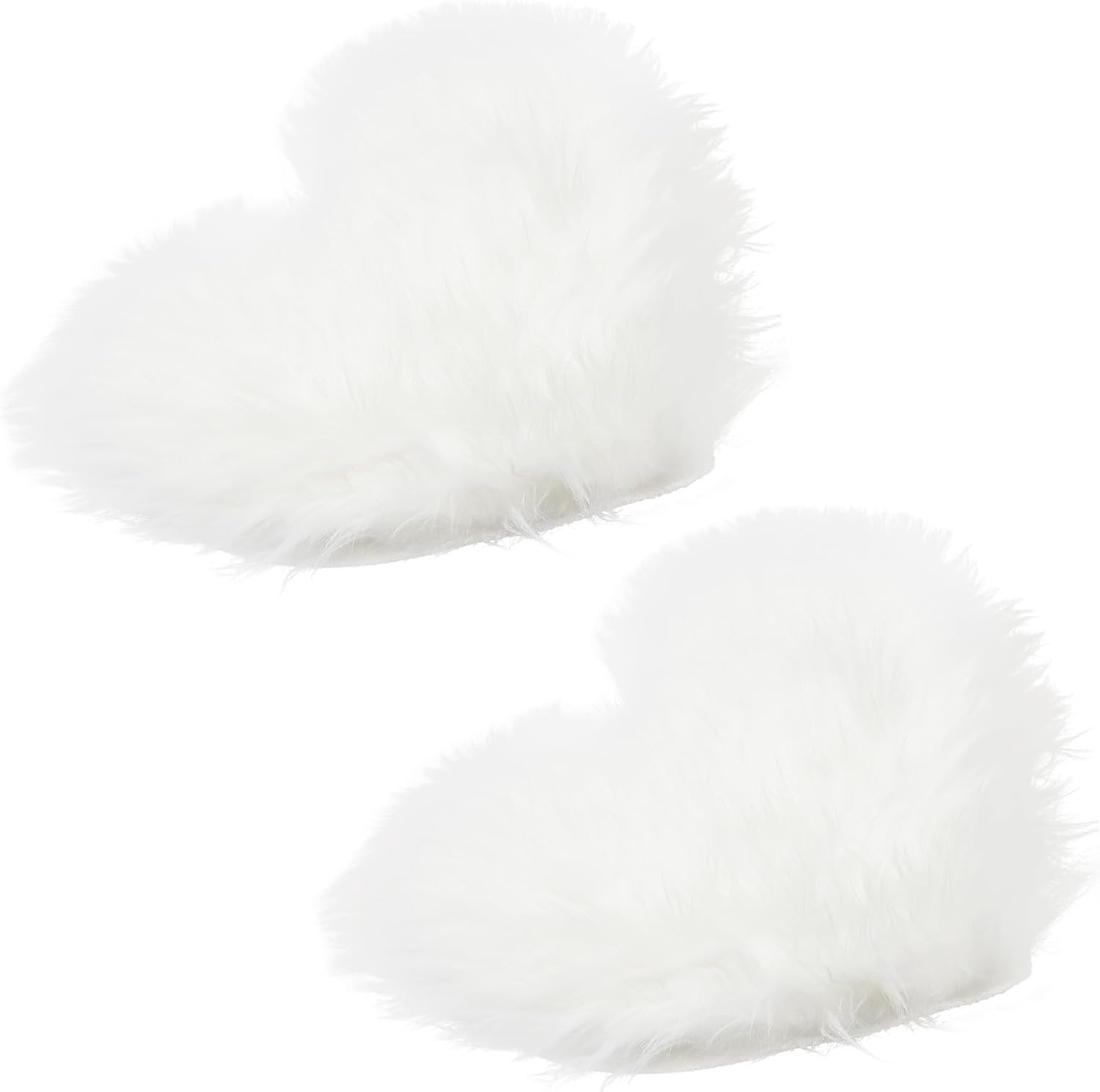 2 count Heart Shaped Faux Rugs Small - 12x16 Inch Plush Area Carpets ...