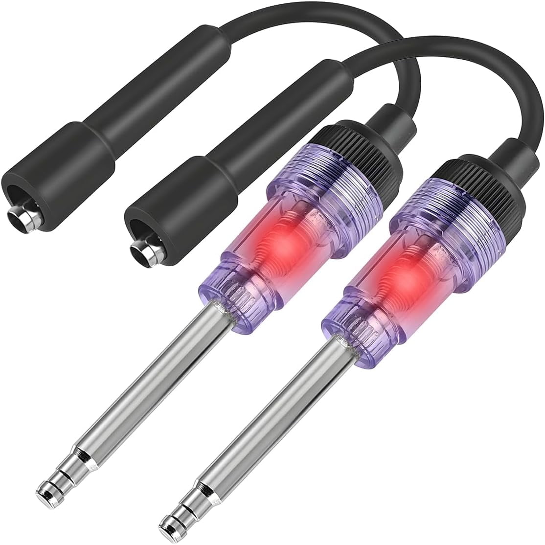 2 count Inline Spark Plug Tester, Straight Boot Engine Tester Light ...