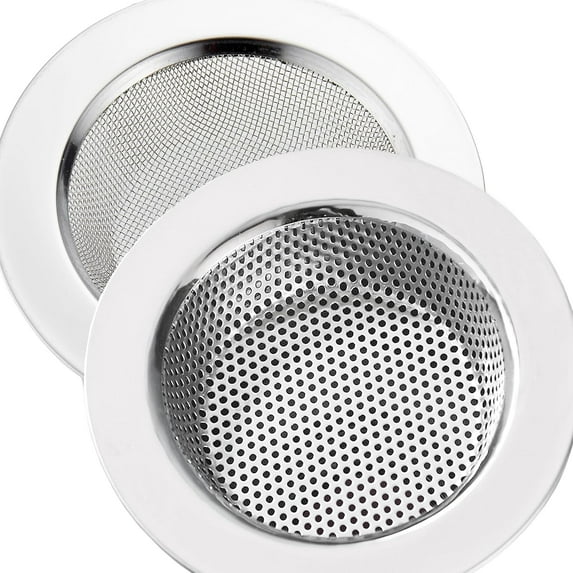 2 count Kitchen Sink Strainer Stainless , Mesh and Punching, Kitchen ...