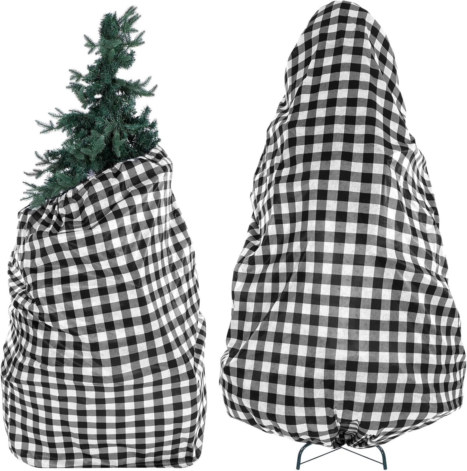 2 count Large Christmas Tree Storage Bag with Drawstring for 7.5 Ft ...