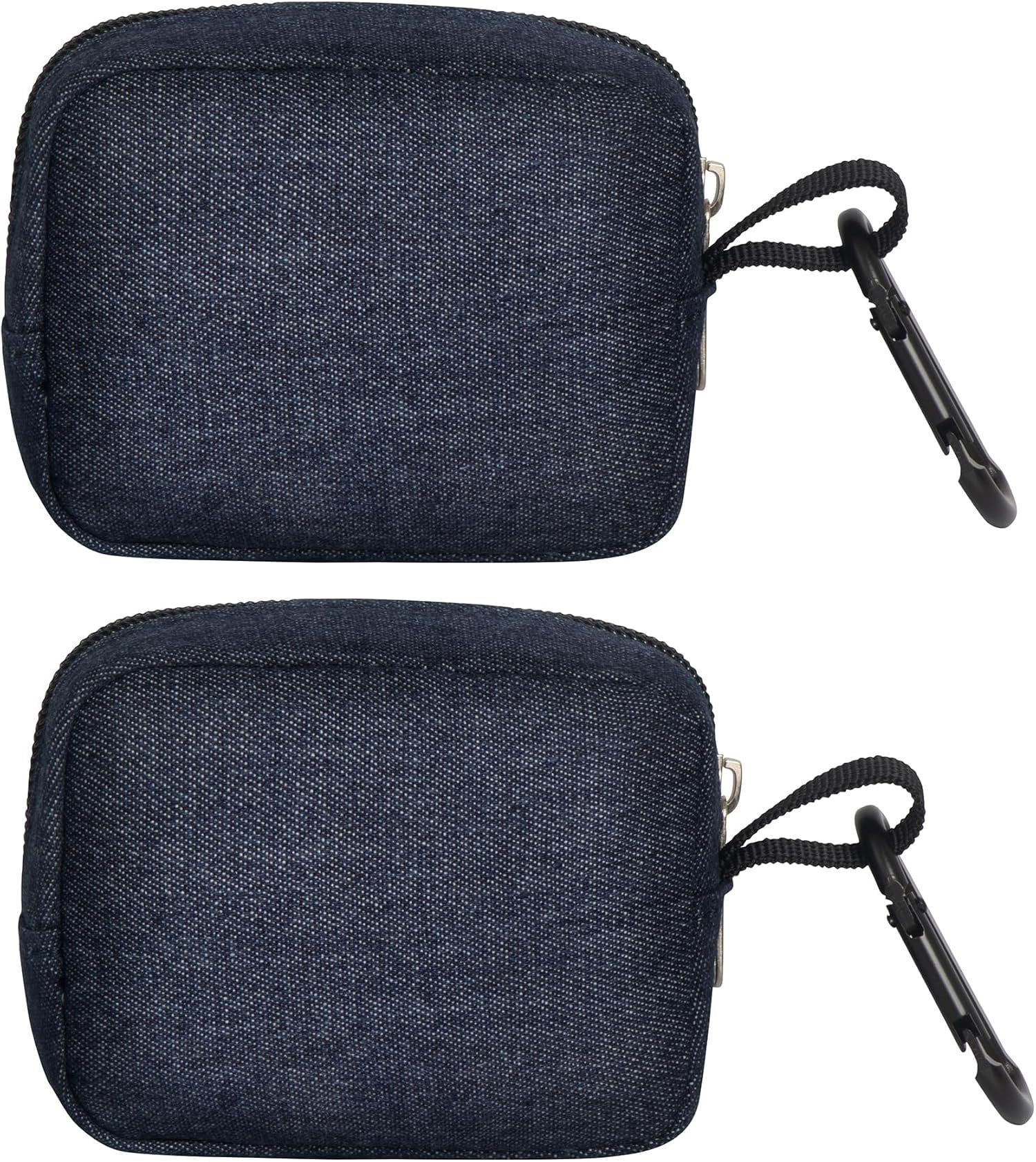 2 count Mini Pouch with Carabiner,Pouches for Organization,Small Makeup ...