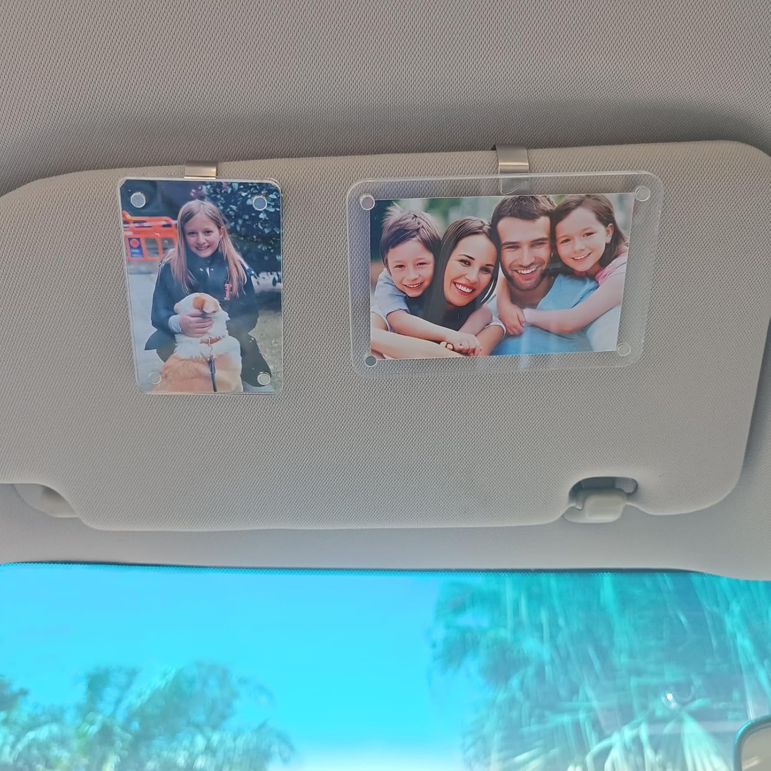 2 count Picture Holder Mount for Visor Photo Holder Picture Frame Photo ...