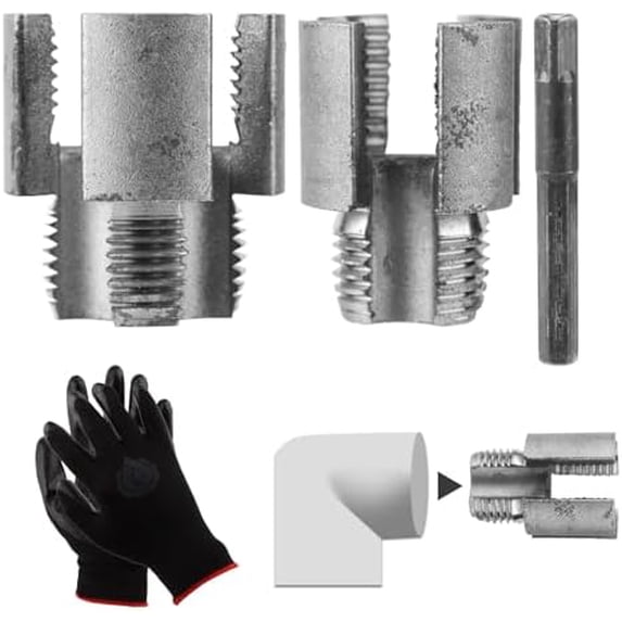 2 count Pipe Thread Tools, Threading 1/2'' and 3/4'' Internal ...