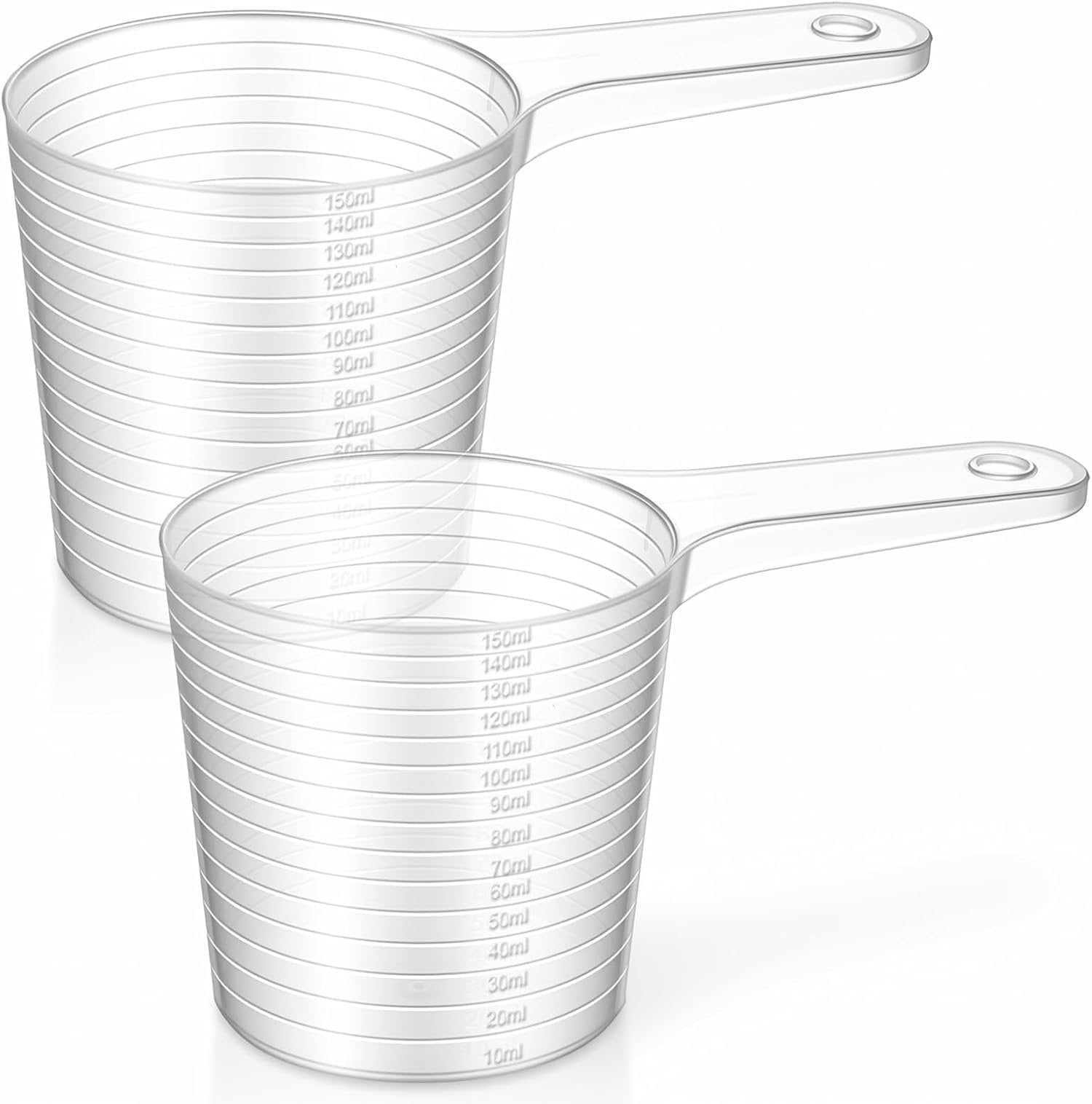 2 count Plastic Measuring Cup, 5 Oz/150ml Measuring Cups | Laundry ...