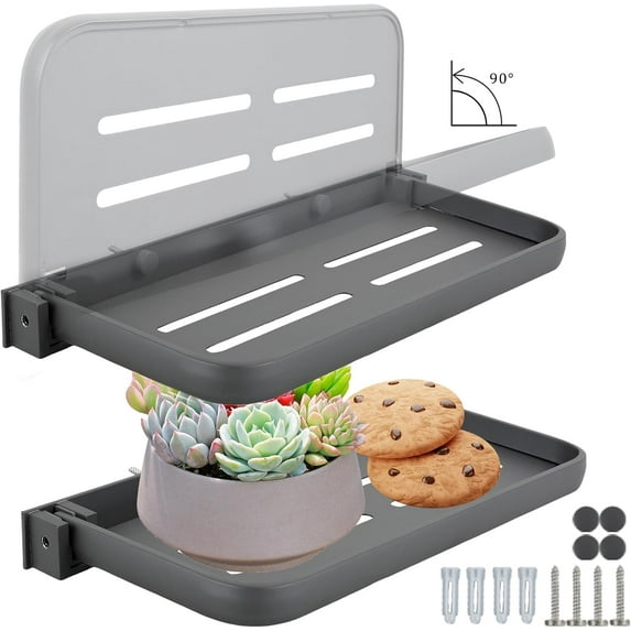 2 count RV Foldable Shelf, Wall-Mounted Foldable Shelf, Easy to Install ...