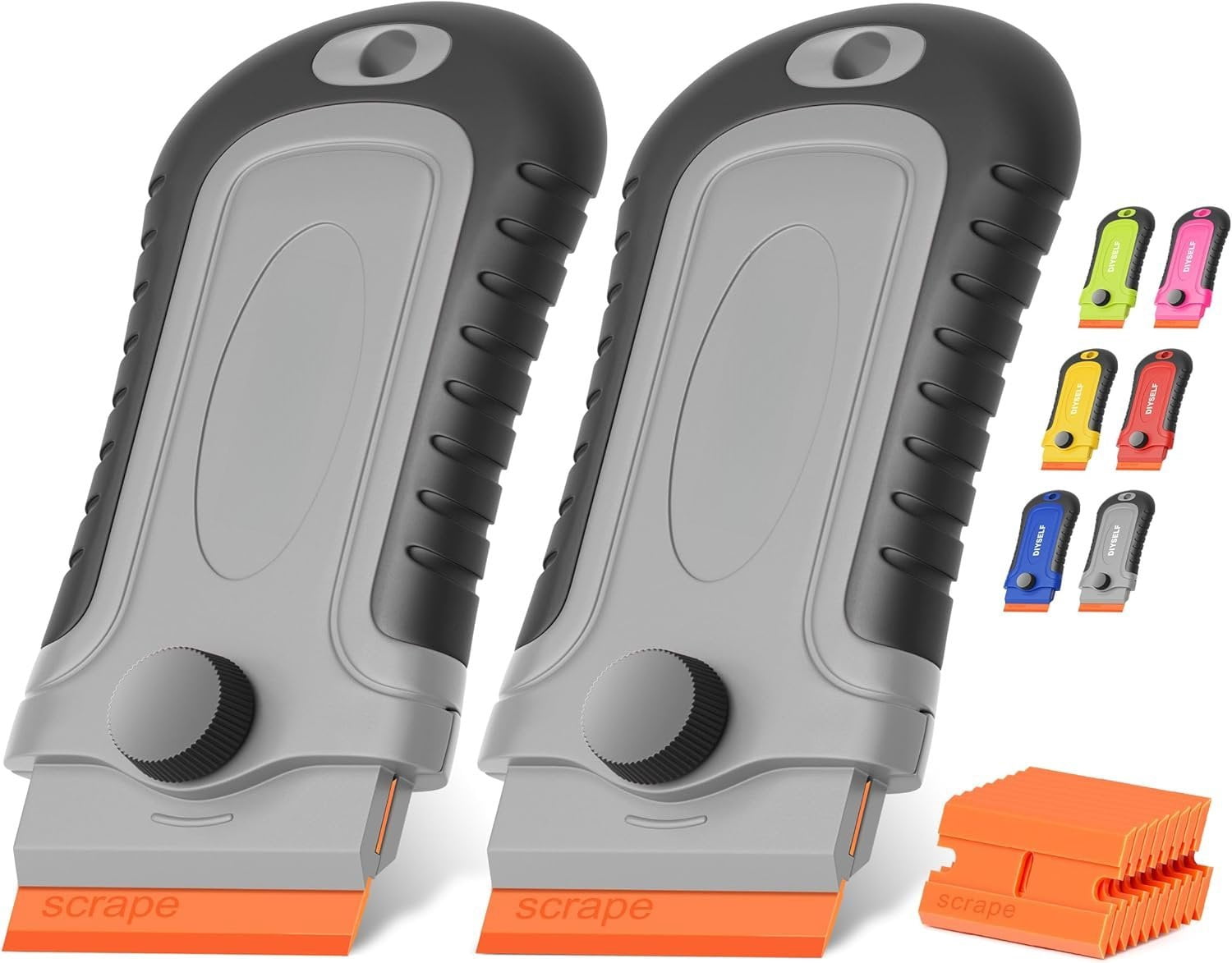 2 count Razor Scraper with 10 count , Scraper Tool for Remover ...
