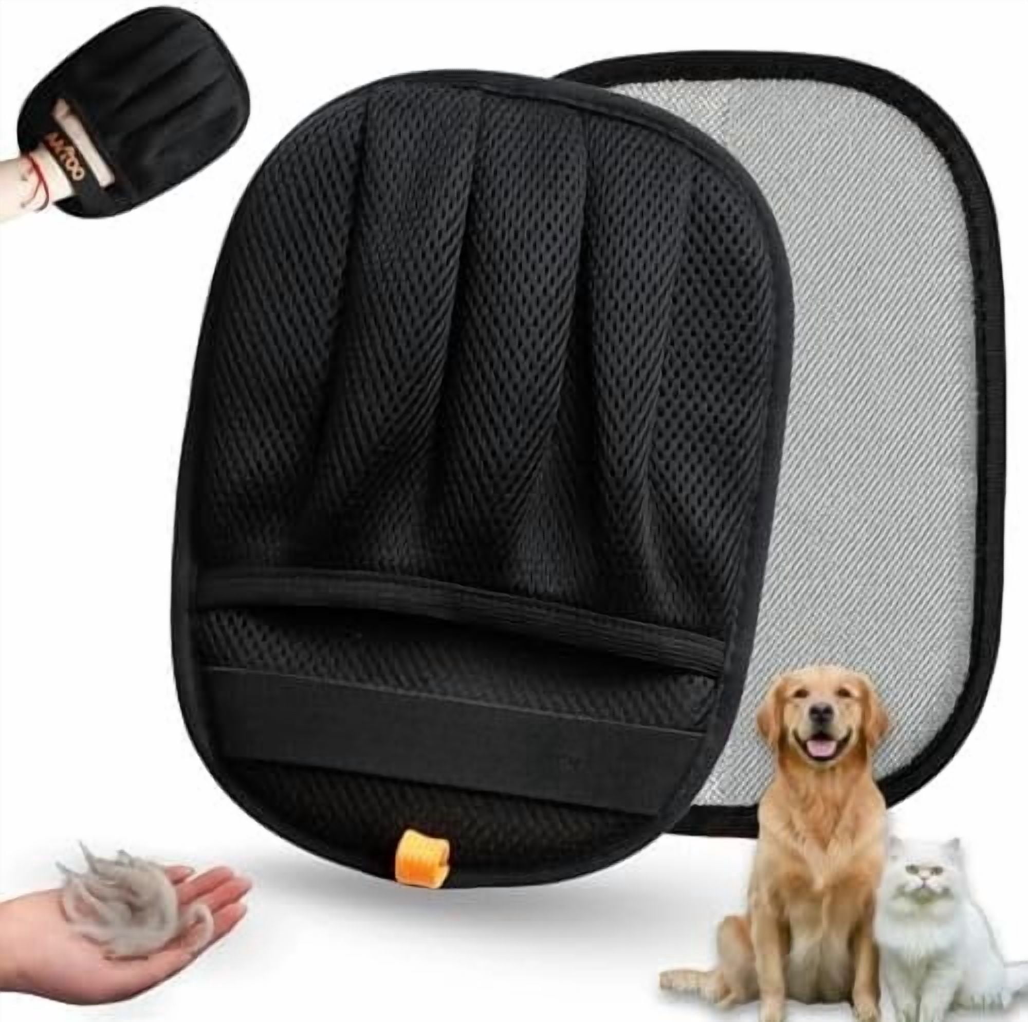 2 count Removal Glove for Cats & Dogs - Magic Brush - Five-Finger ...