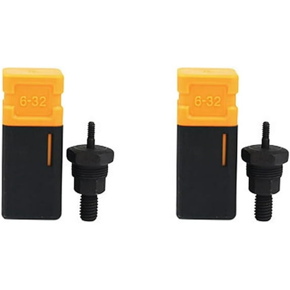 2 count Rivet Nut Mandrel and Nose Accessary, 6-32 Rivet Nut Tool Tip ...