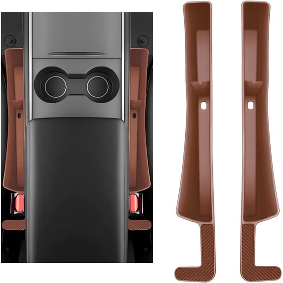 2 count Seat Gap Filler, Automotive Seat Organizer Fill The Gap Between Seat and Console ...