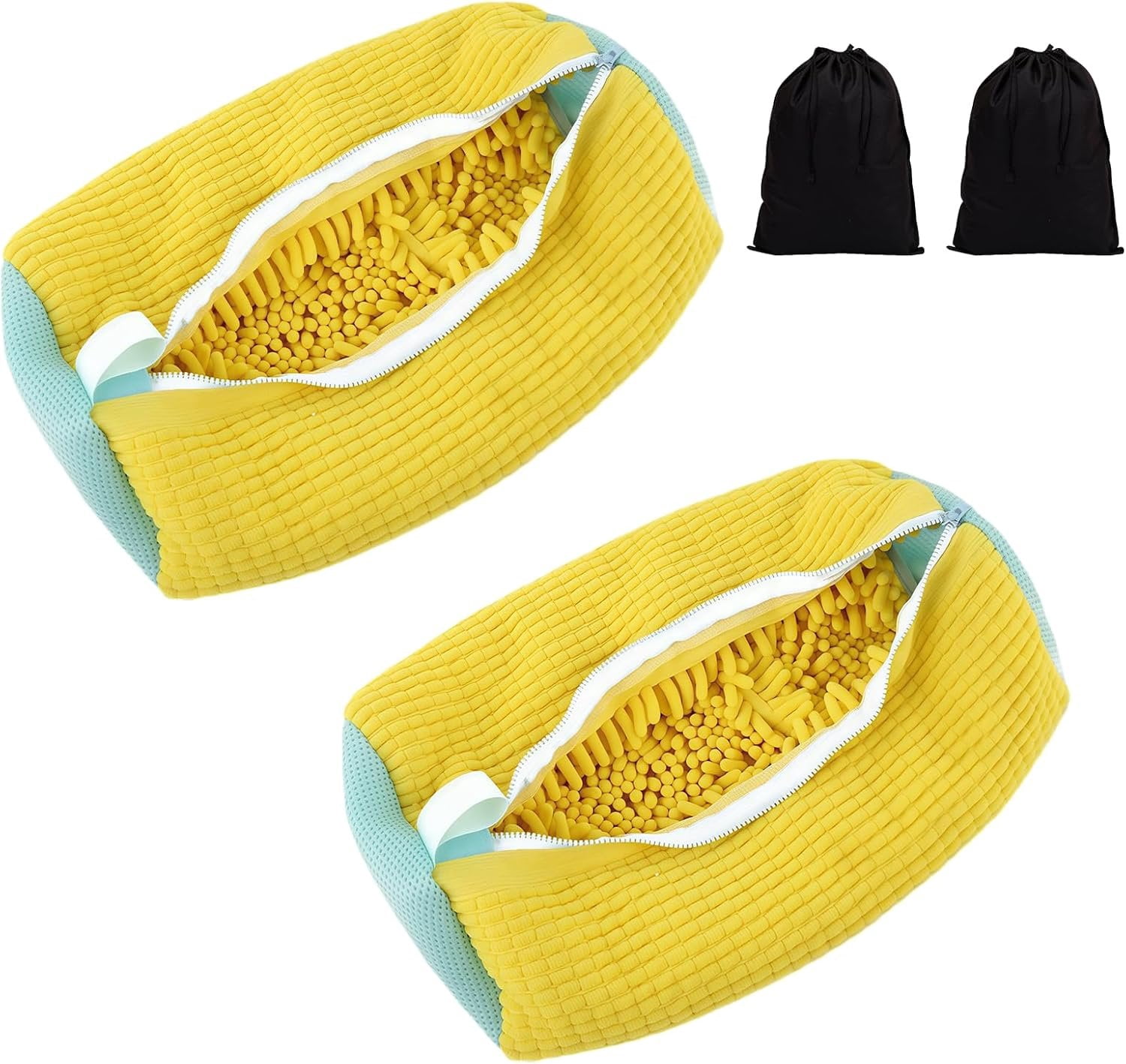 2 count Shoe Washing Machine Bag,360? Deep Clean for Shoes,Dryer ...