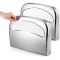 2 count Stainless Toilet Seat Cover Dispenser Commercial Toilet Seat ...