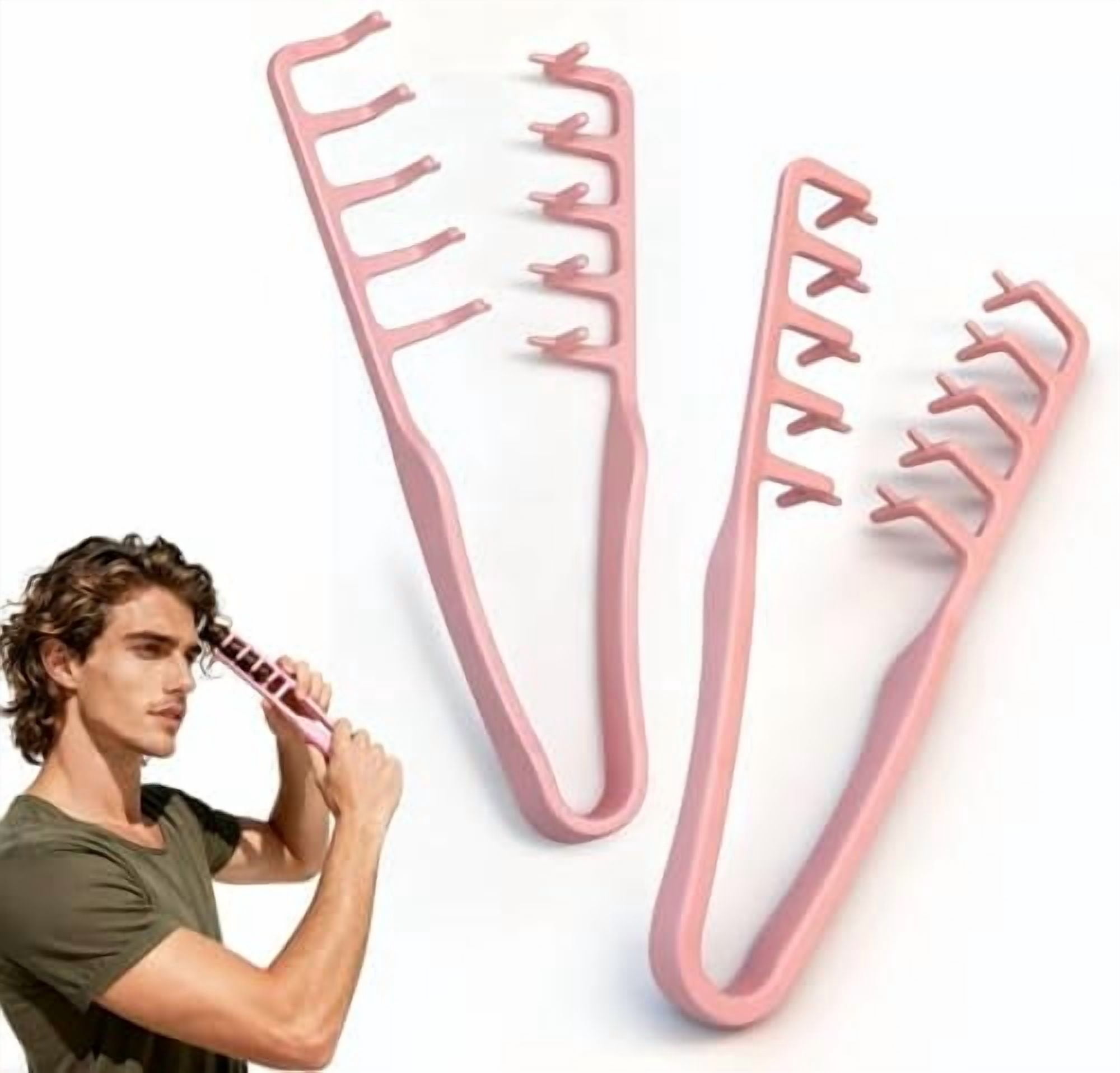 2 count Texture Comb, Voluminous Wide-Toothed Hair Comb, Apparatus Lift ...