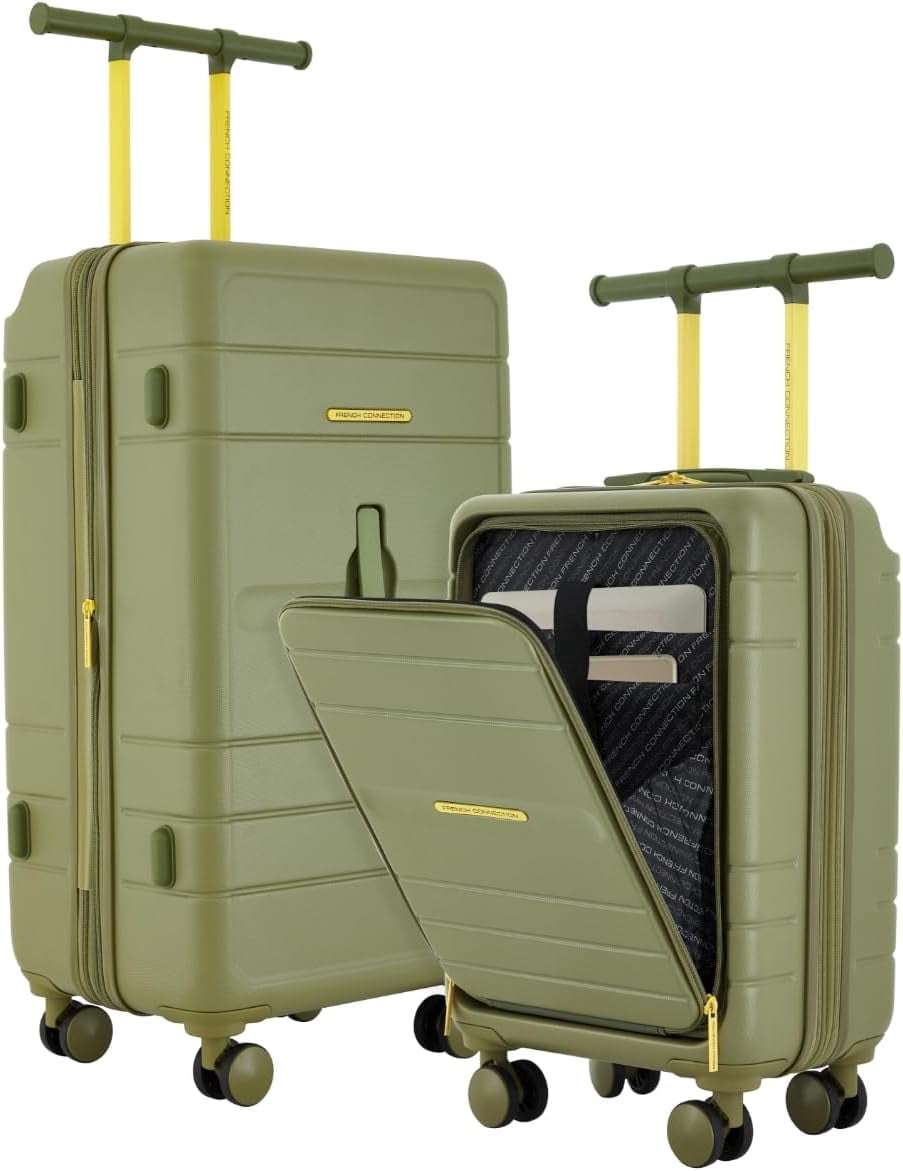 2 count Trunk Luggage Set, Sage - Walmart.com