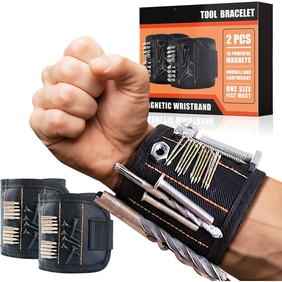2 count Wristband for Holding Screws, Gifts for Men, Tool Belt ...