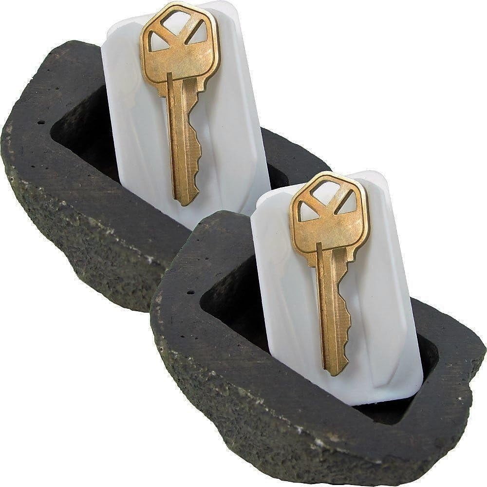- 2 count -a-Spare-Key Rock - Looks & Feels Like Real Stone - Safe for ...