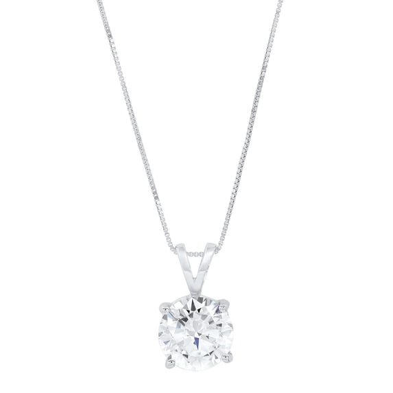 2 ct Brilliant Round Cut Solitaire VVS1 Genuine Conflict free Clear ...