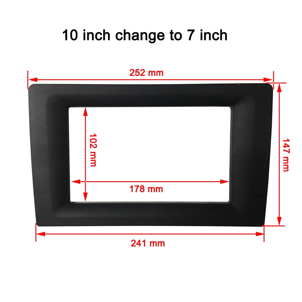 2 din auto radio Fascia 10 inch Frame switch to 9 inch 2 Din Car Radio ...