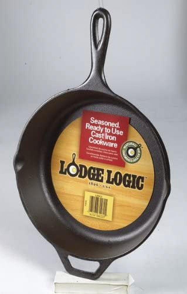 Lodge Logic Skillet - Pre-Seasoned Cast Iron, Round - 2 Pack, 10.25 In ...