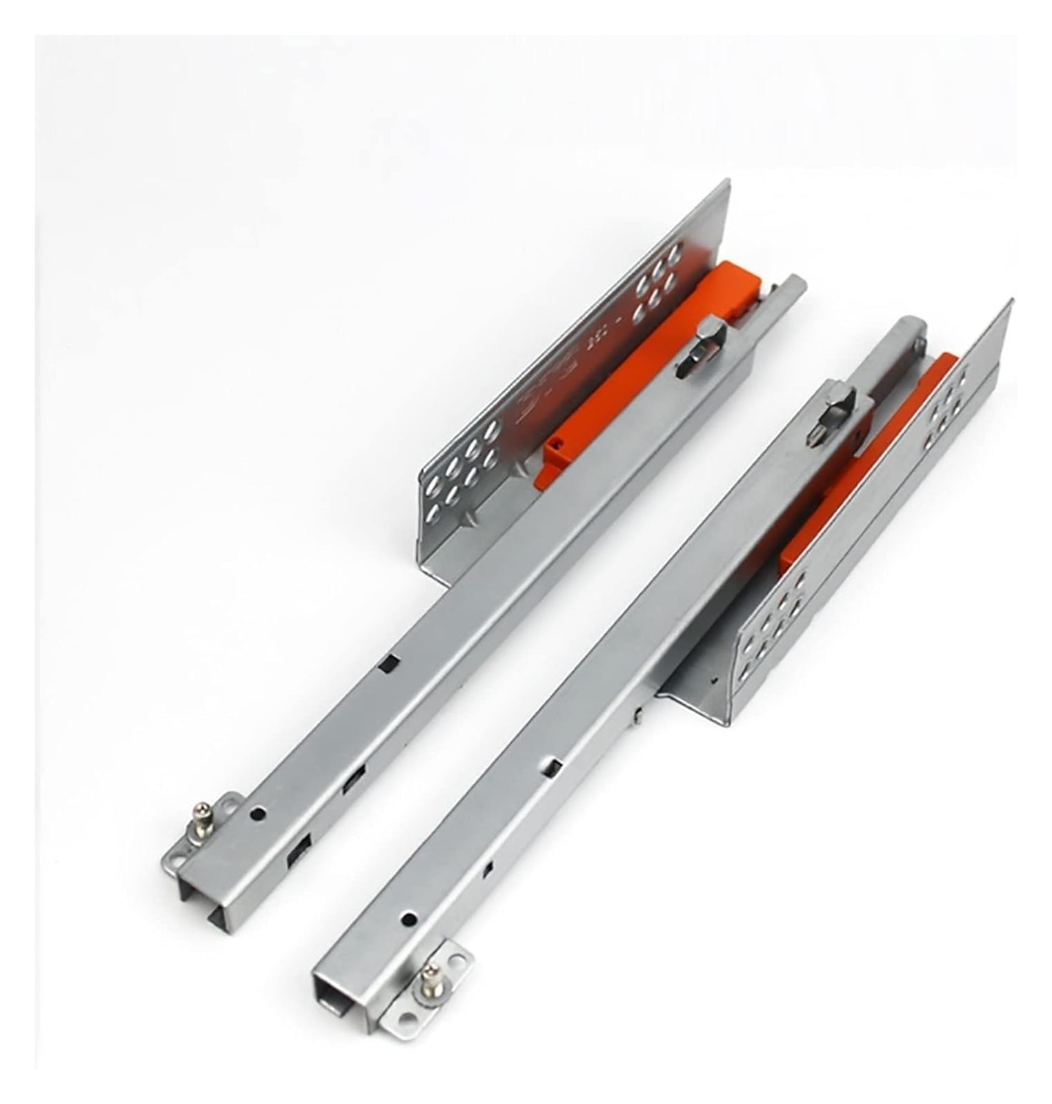 2-fold Half Rebound Press Push To Open Undermount Drawer Slides,Hidden ...