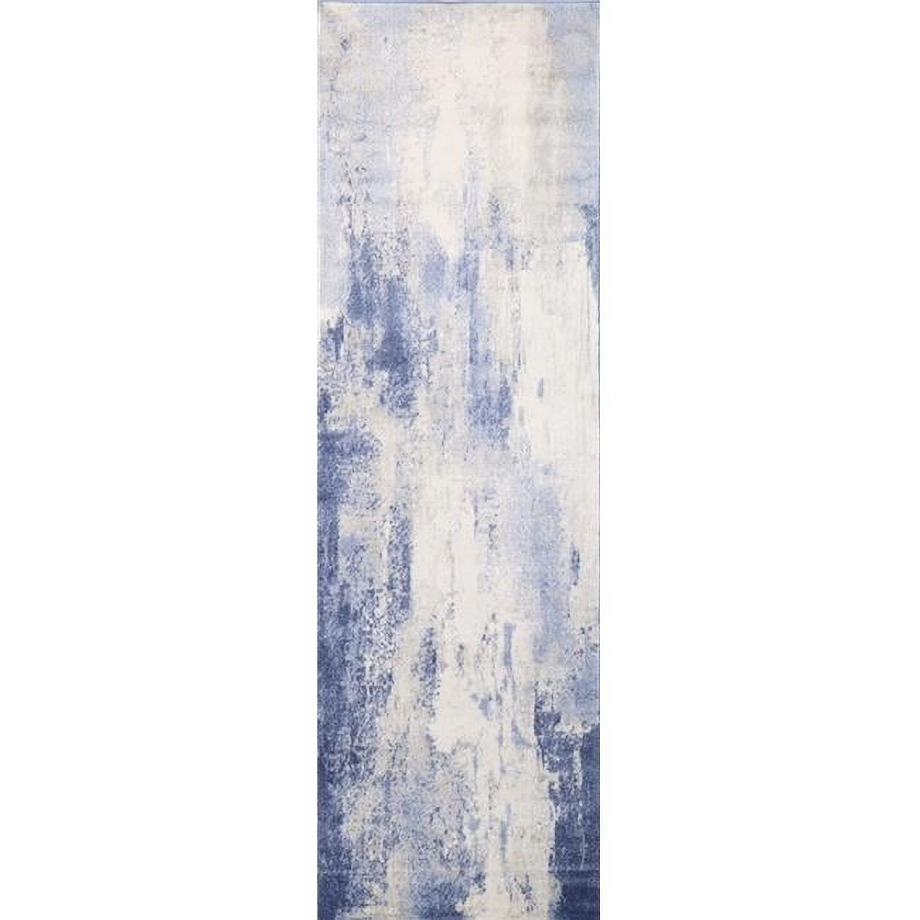 2 ft. 6 in. x 8 ft. Everek Abstract Transitional Polypropylene Machine ...