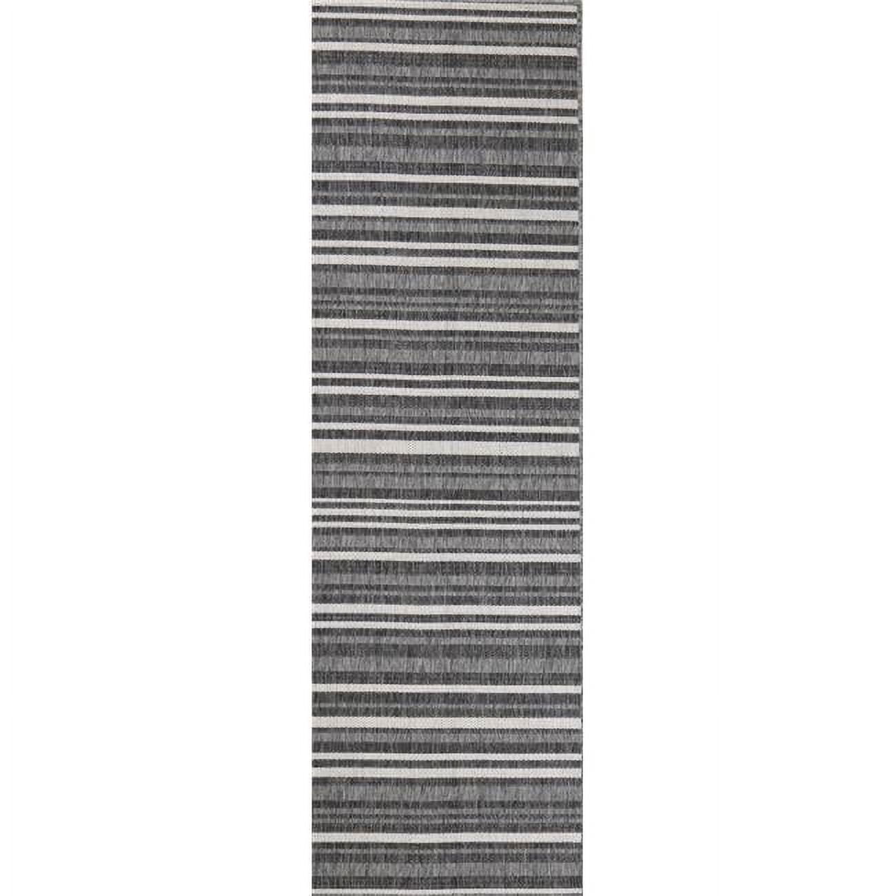 2 ft. 6 in. x 8 ft. Lanai Geometric Transitional Polypropylene Power ...
