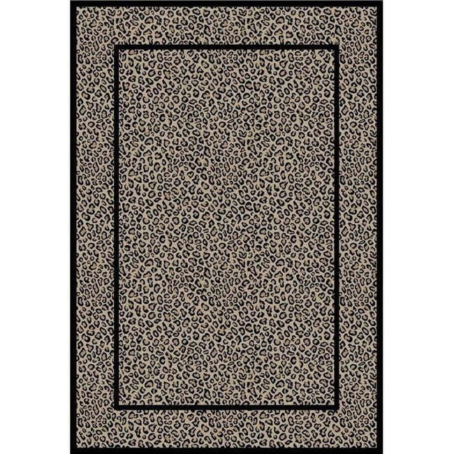 2 ft. 7 in. x 4 ft. Jewel Leopard - Beige - Walmart.com