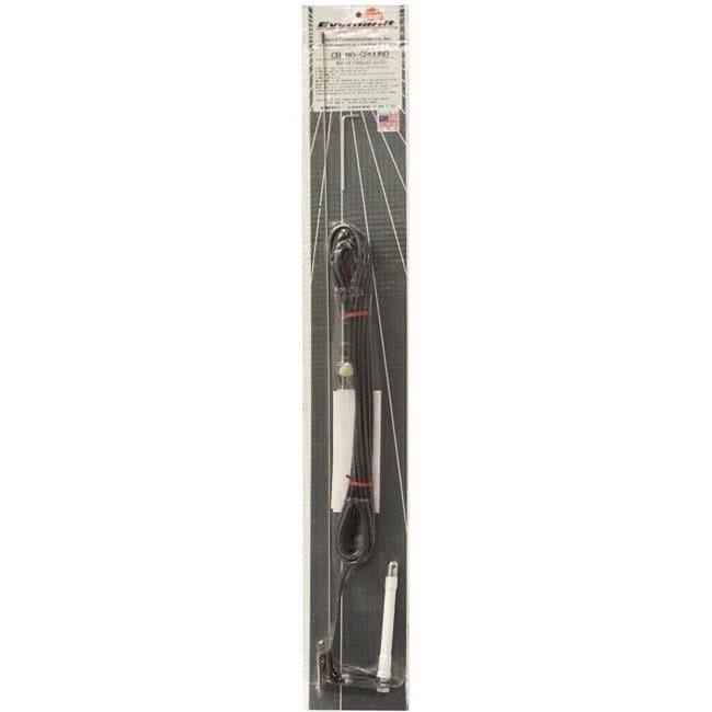 2 ft. Stainless Steel Ground Clip on Window Mount CB Antenna - Walmart.com