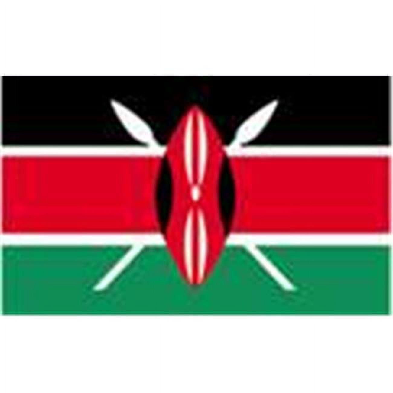2 ft. X 3 ft. Nyl-Glo Kenya Flag - Walmart.com