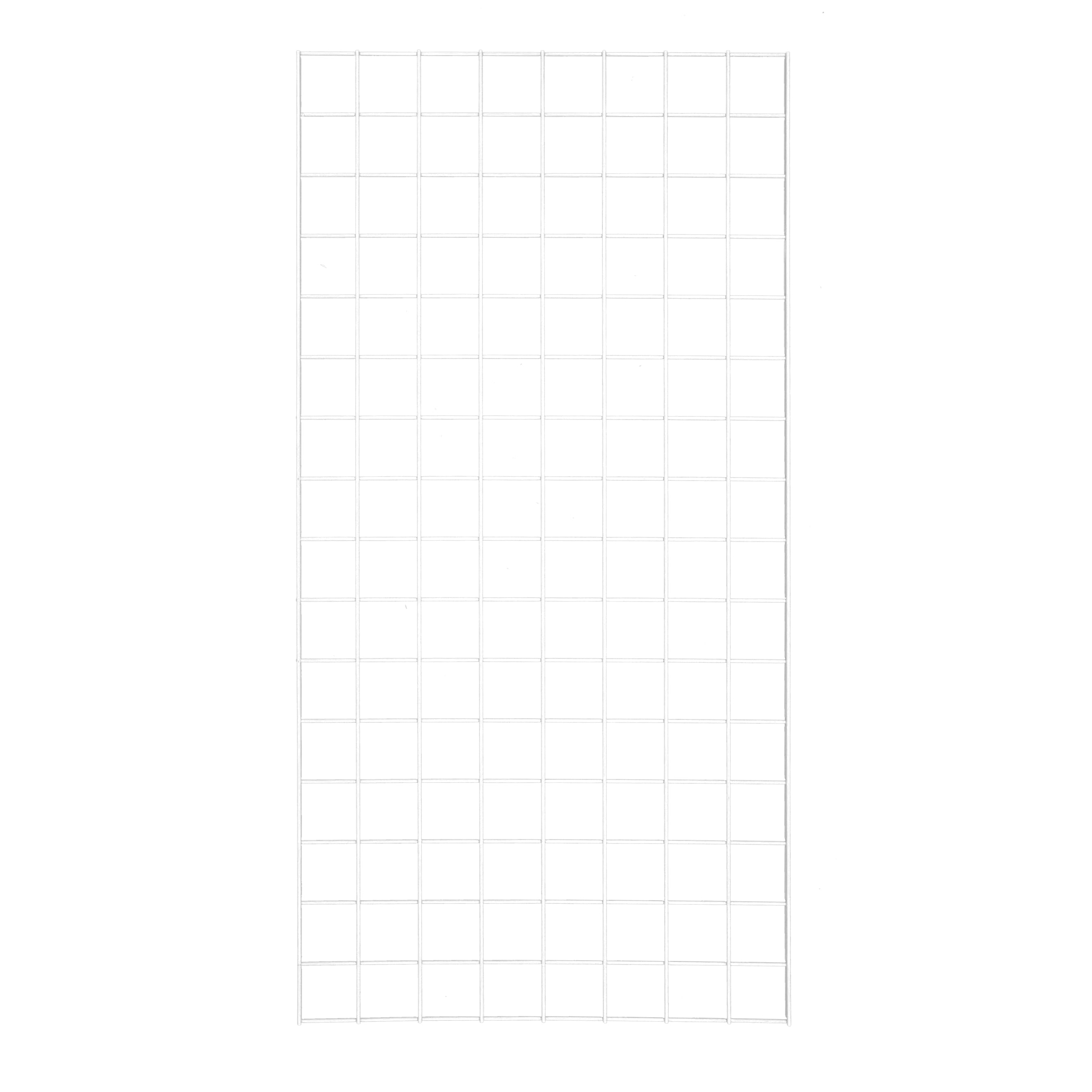 Free Shipping! 2' x 4' White Wire Grid Panel - 3” on Center ¼" Thick ...