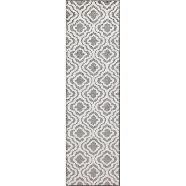 2 ft. x 7 ft. 3 in. Crystal Runner Rug, Gray - Walmart.com