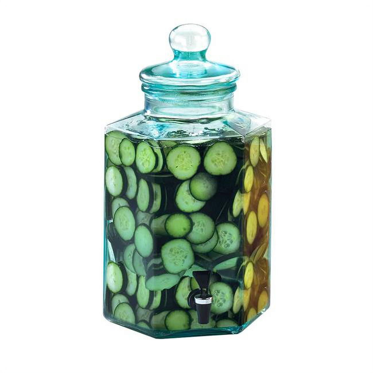 2 gal Glass Infusion Dispenser - 9.875 x 11 x 17.25 in. - Walmart.com