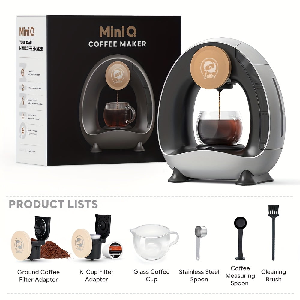 2-iN-1 Single Serve Coffee Maker Compatible With K Cup & Ground Coffee ...