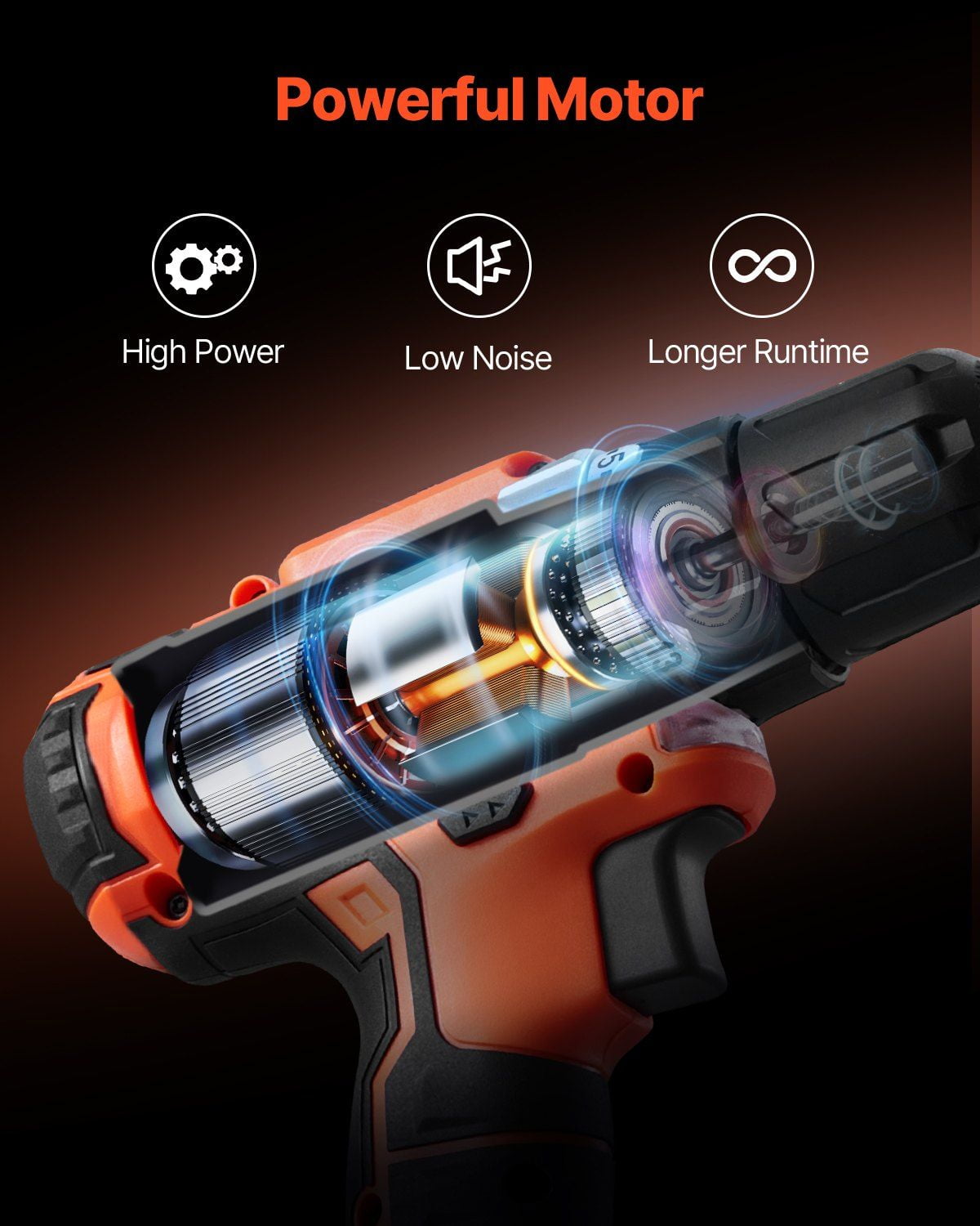 2-in-1 12V Cordless Power Tool Kit - Max Performance with 2.0Ah Battery ...