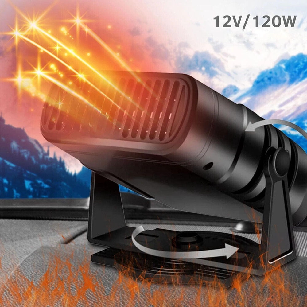 2 in 1 12V Portable Electric Heating Car Heater , 120W Fast Heating ...