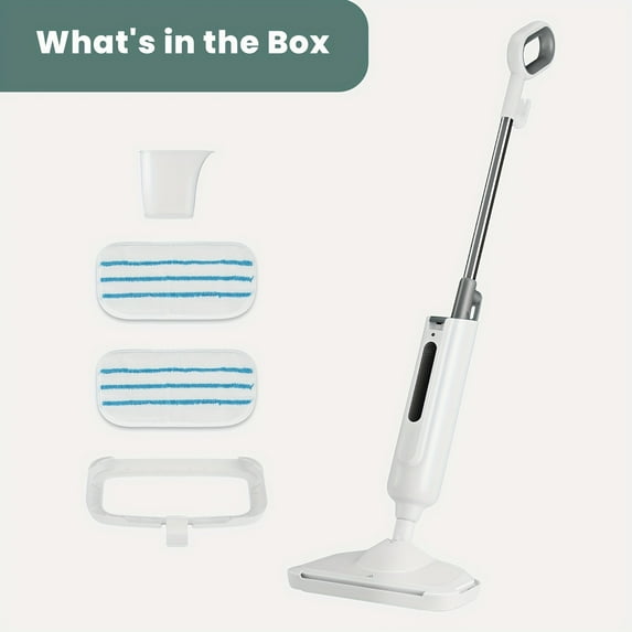 2-in-1 1300W Steam Mop Handheld Cleaner - 15s Quick Heat, 180° Swivel ...