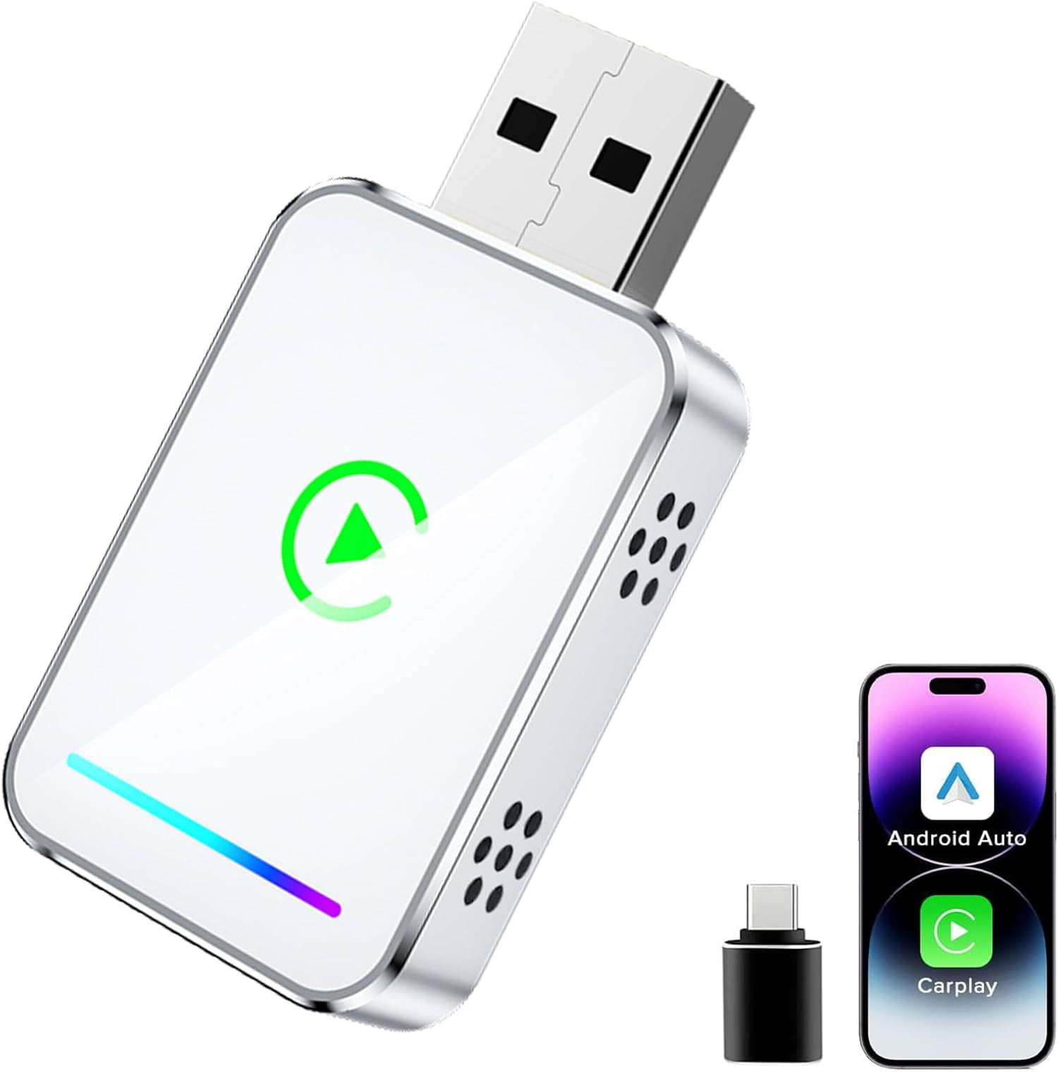 2-in-1 & , (2025-2026 ) Plug & Play Dongle Converts Wired to , -Connect ...