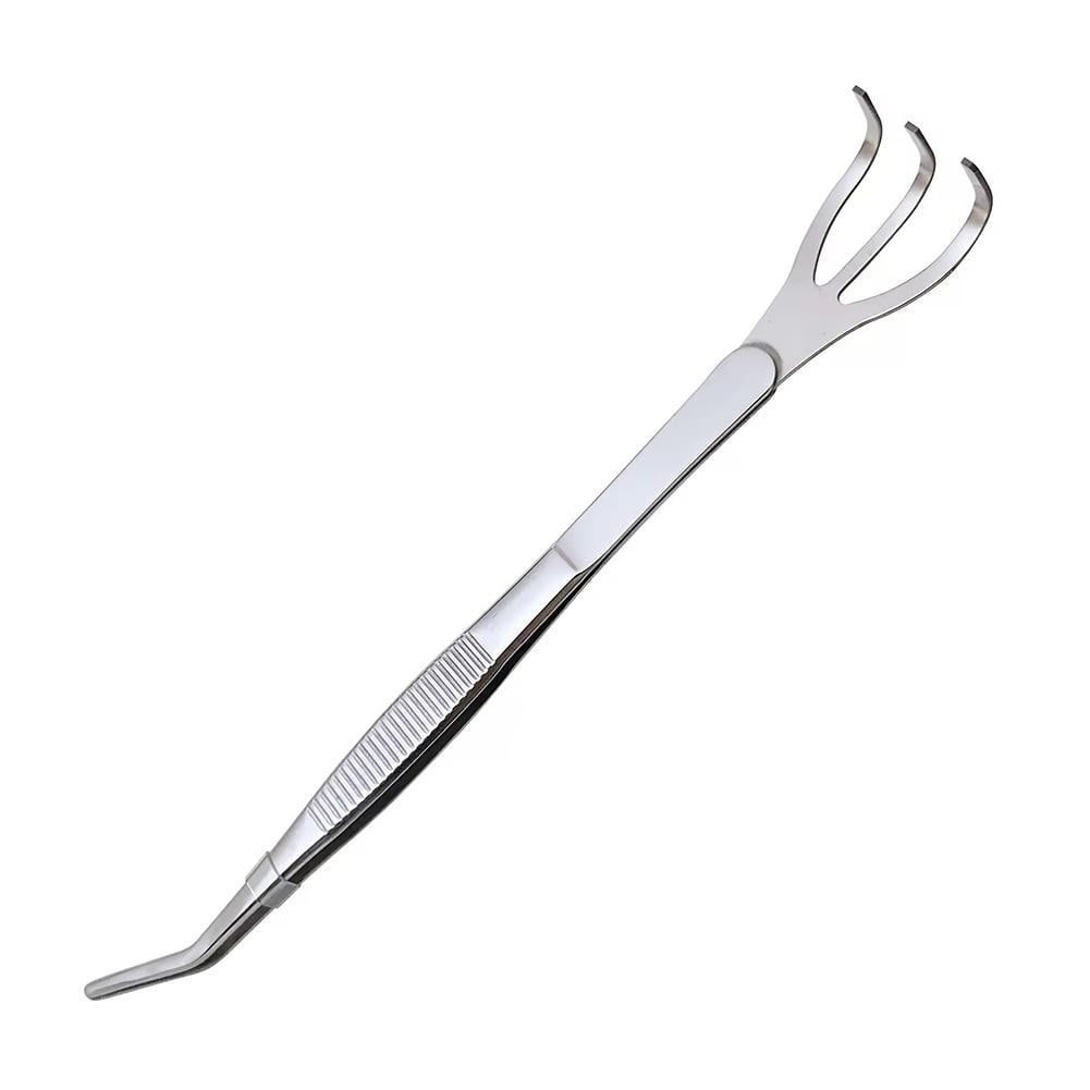 2-in-1 304 Stainless Steel Root Rake With Bonsai Tweezers With ...