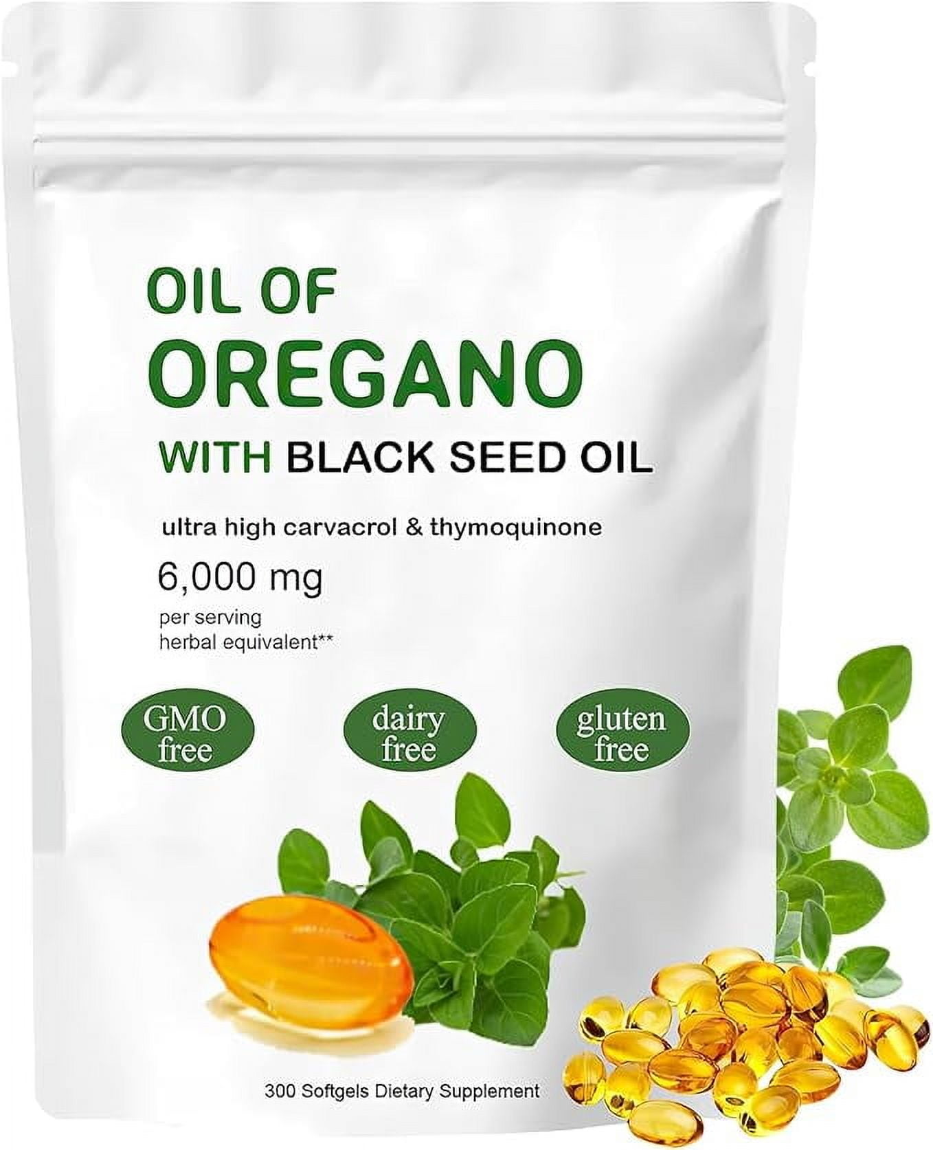 Customer reviews for 2 in 1 6000mg Oil of Oregano with Black Seed Oil 200mg, Oil of Oregano ...