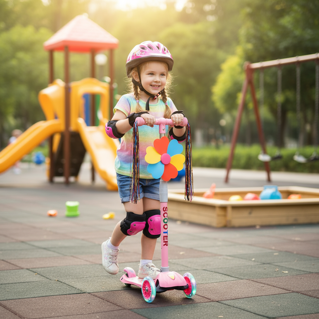 2-in-1 Adjustable Kick Scooter for Kids 3-5 (Suitable for Ages 3-12 ...