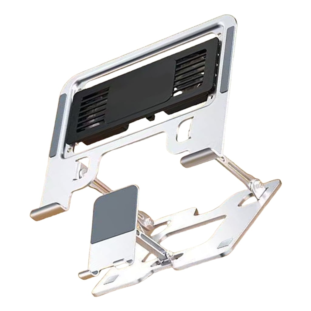 2 in 1 Adjustable Laptop Phone Stand Ergonomic Desktop Stand Adjustable ...